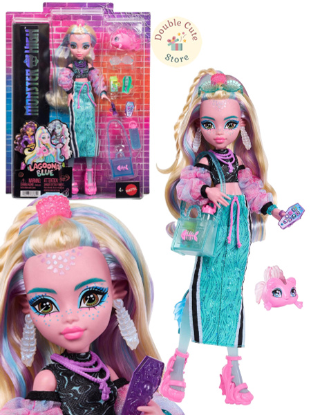 Кукла Лагуна Блю новая база 3 волна с питомцем Монстер Хай Monster High ...