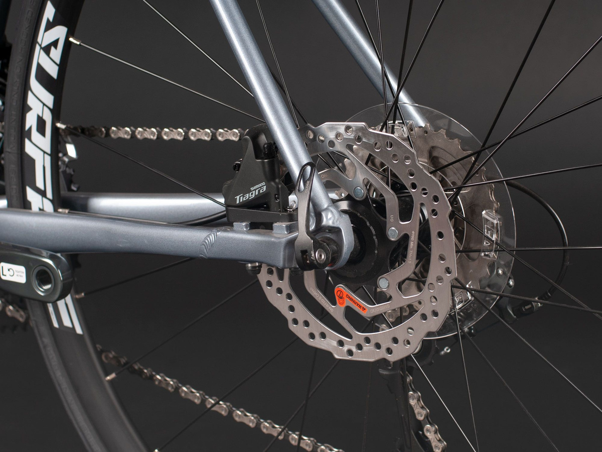 Велосипед SILVERBACK STRELA COMP (2024) Satin Matt Grey-Gloss White And ...