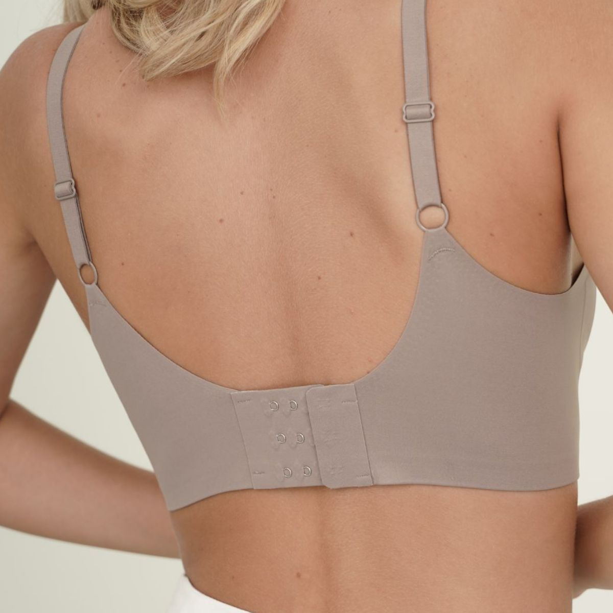 Бюстгальтер Женский EASY BRA без косточек, бра, размер 80A, 80B темно-бежевый, кофейный Полиамид ...