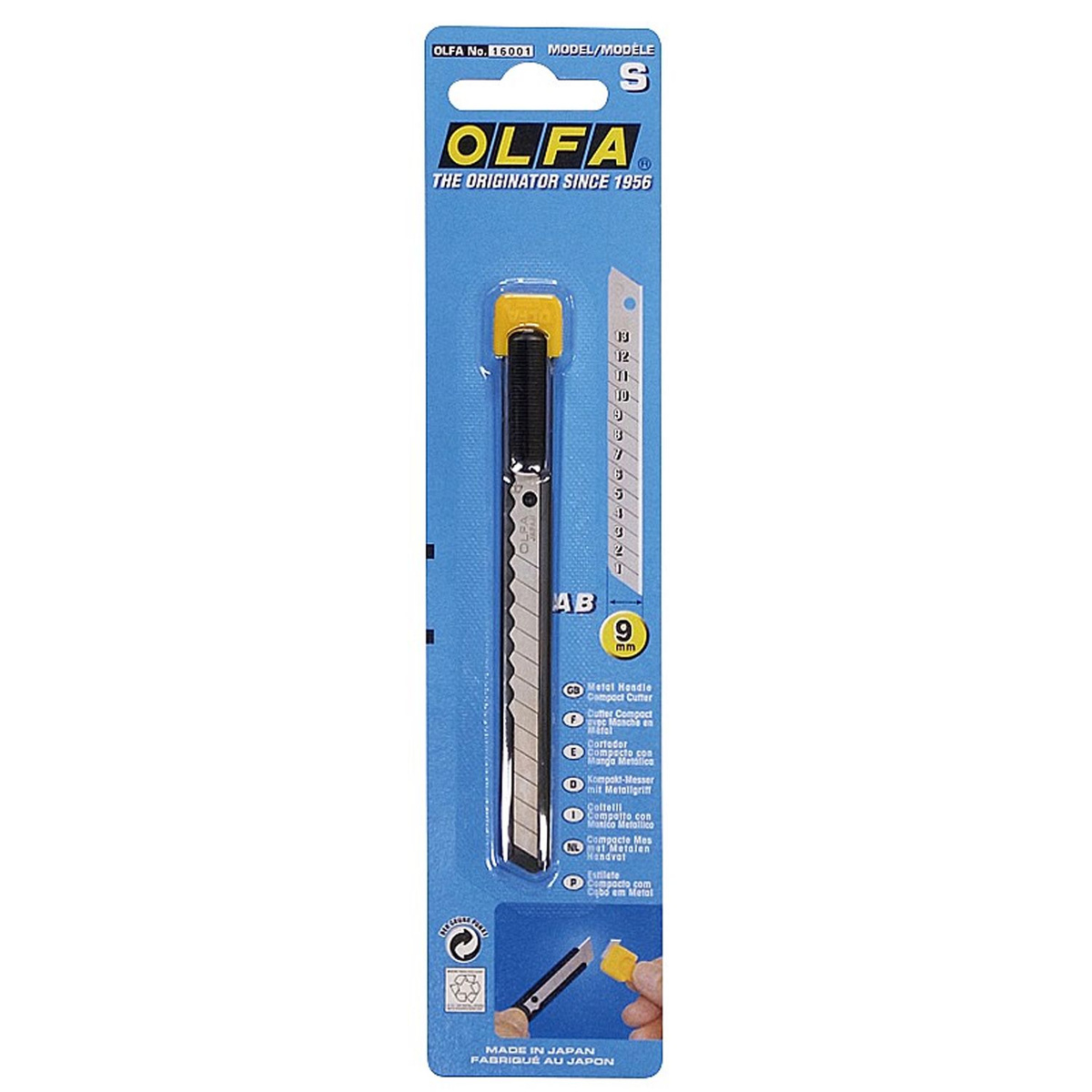 OLFA 9 мм, с выдвижным лезвием, нож (OL-S) купить на OZON по низкой цене (1870878466)