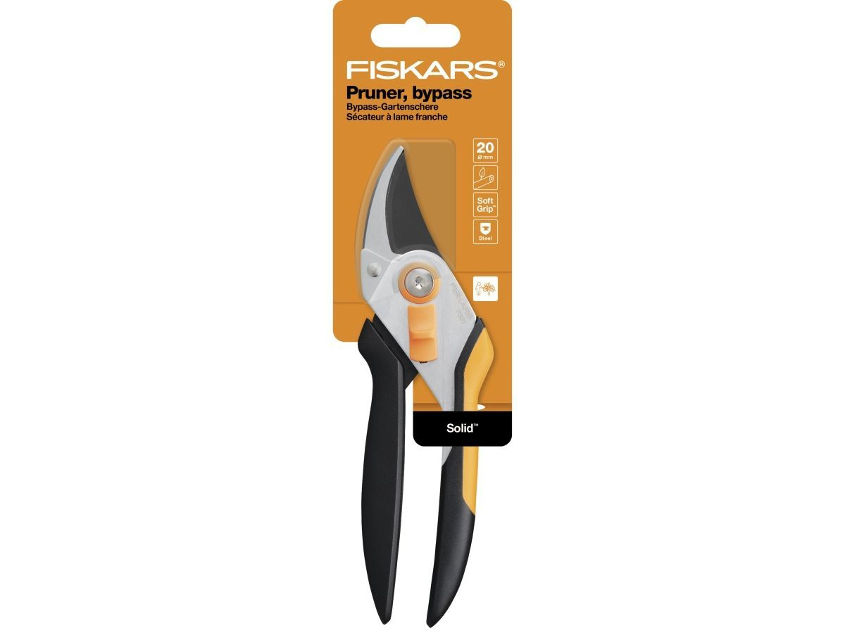 FISKARS Секатор садовый плоскостной Solid P331 (1057163) купить на OZON ...