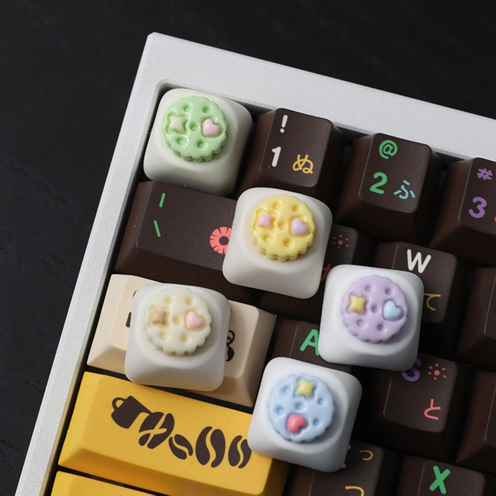 Симпатичный десертный колпачок для клавиатуры из смолы-Baiqiao Xingxin Cake купить на OZON по ...