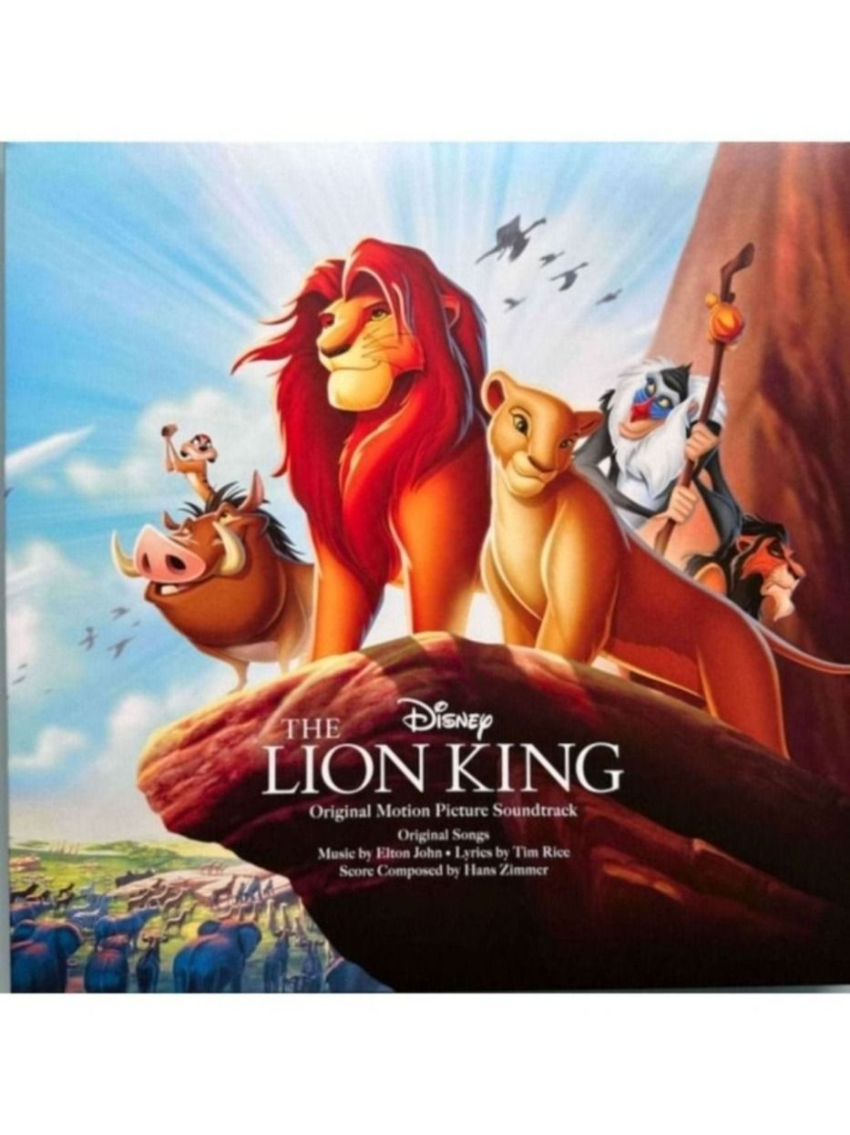 Виниловая пластинка Elton John, Tim Rice, Hans Zimmer - The Lion King ...