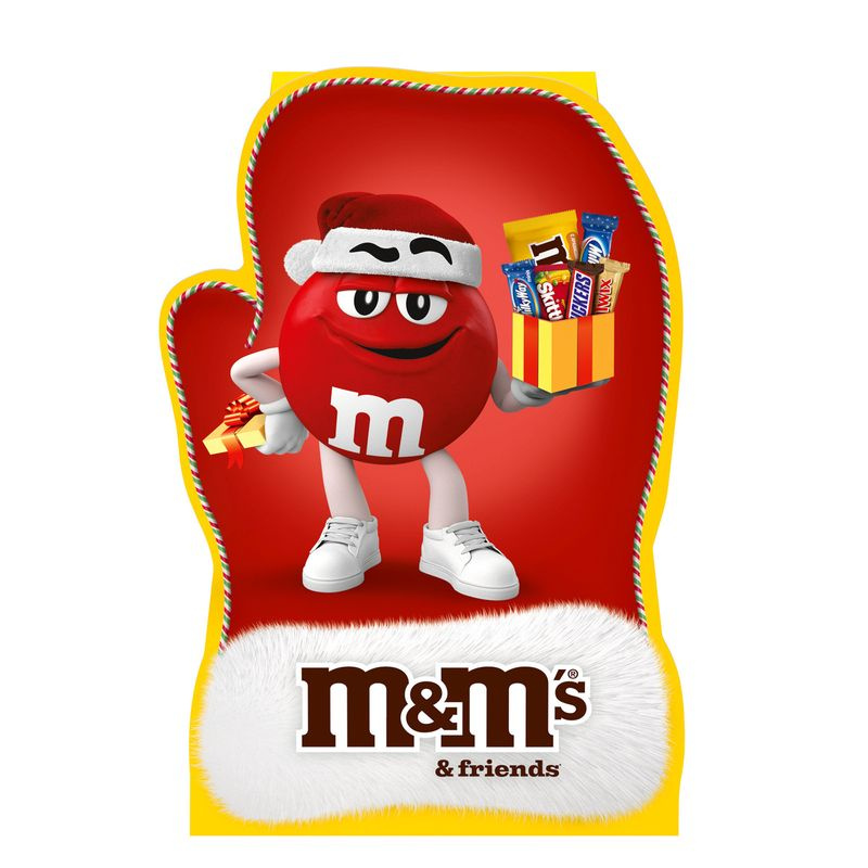 Новогодний подарок набор сладостей M&M's & Friends Варежка, набор ...