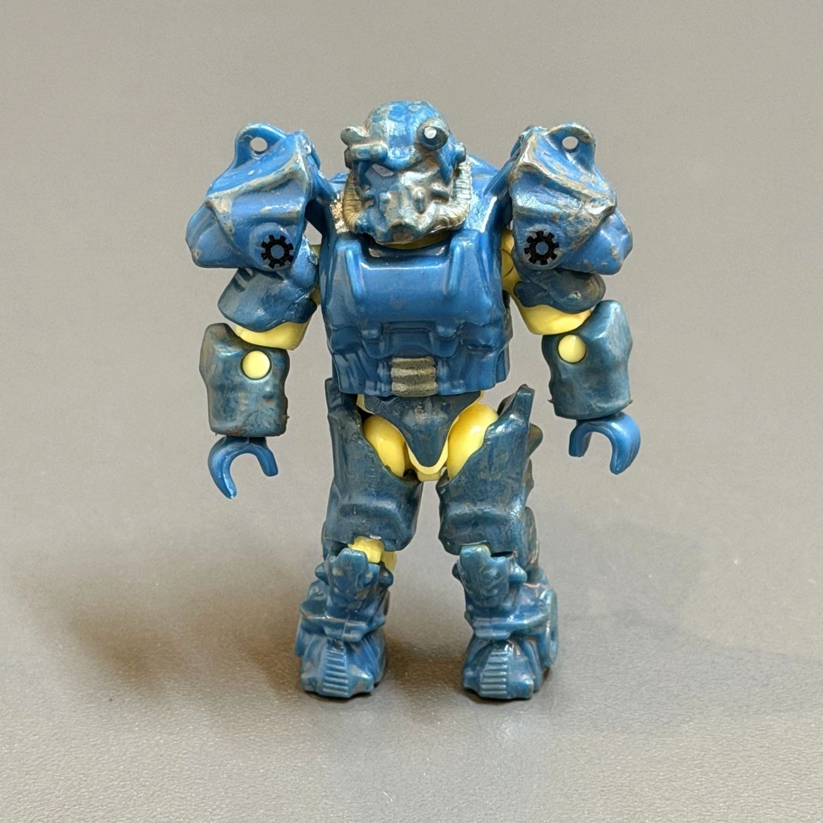 MEGA Фигурка Хало Фигурка Fallout T-60 Blue Power Armor Collection Mini ...