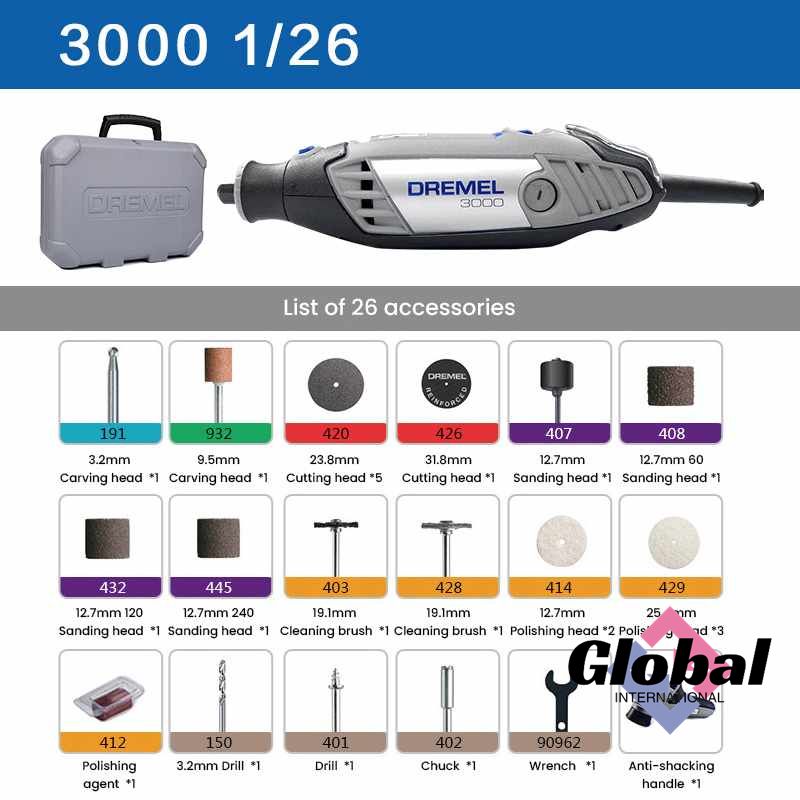 Dremel 300-1/26 Многофункциональная электрическая фрезерная полировка и ...
