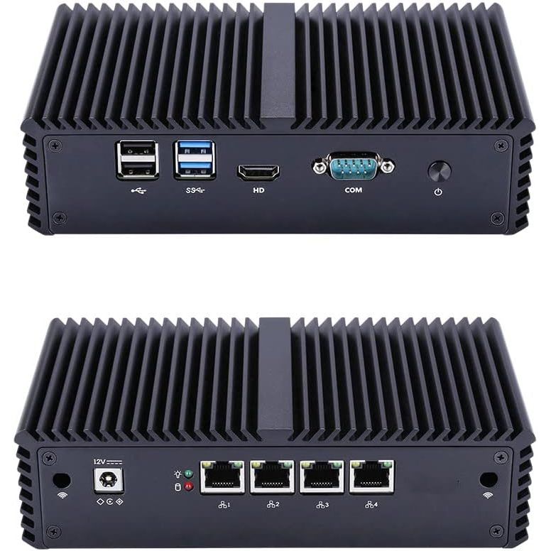 Qotom Мини-ПК (Intel Core i5-4200U, RAM 8 ГБ, SSD 256 ГБ, Intel HD ...