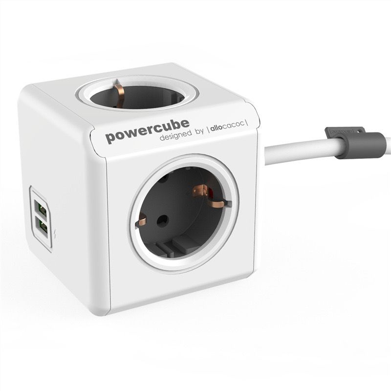 Allocacoc PowerCube Розеточный модуль стандарта Германии с разъёмом ...