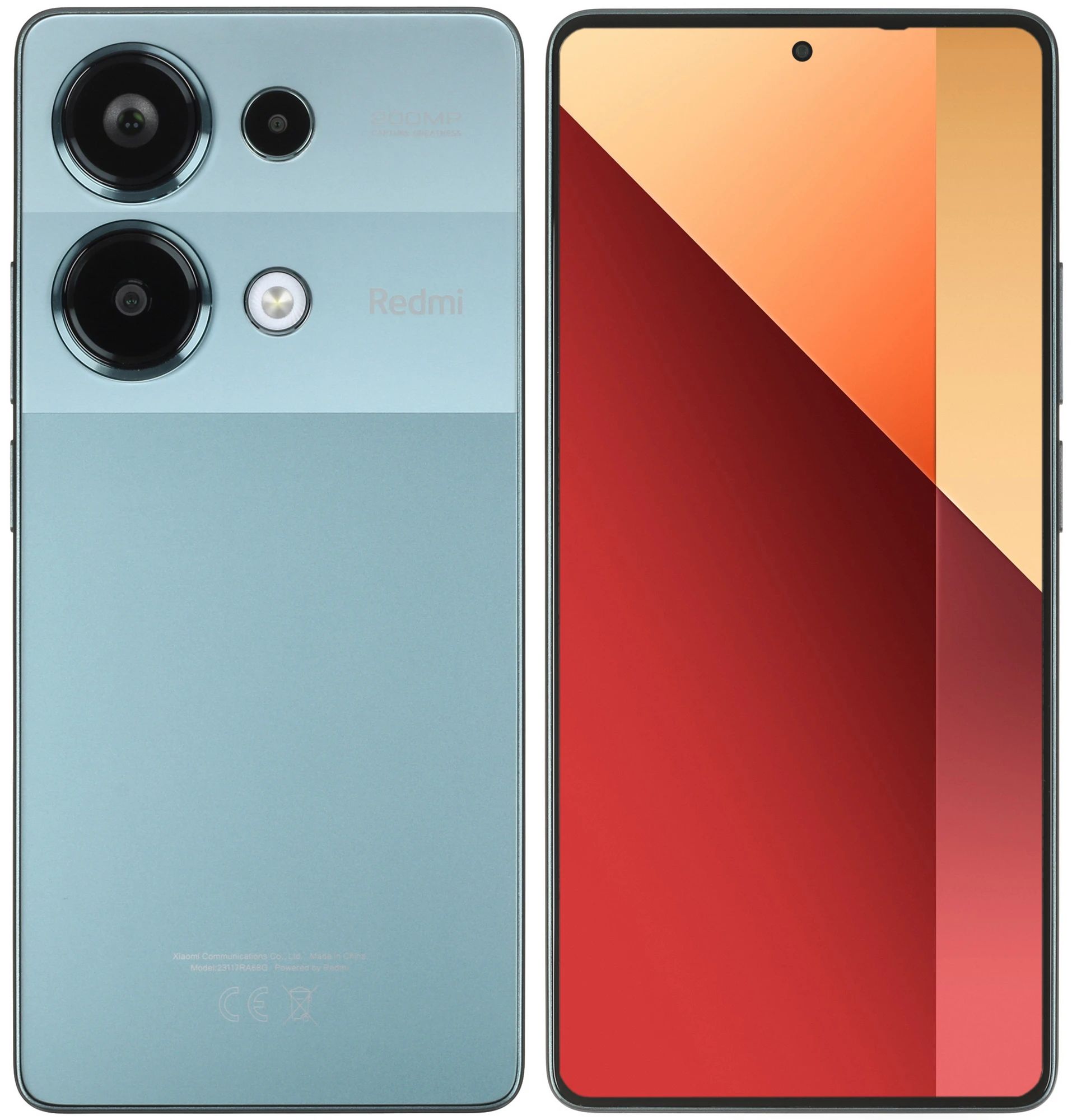 Смартфон Xiaomi Redmi Note 13 Pro 4G 128 ГБ 8 ГБ Зеленый 6.67 OLED ...
