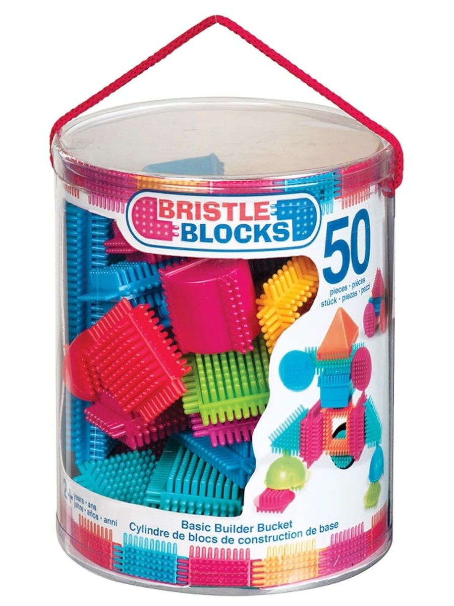 BRISTLE BLOCKS Конструктор игольчатый 50 деталей для детей от 2 лет ...