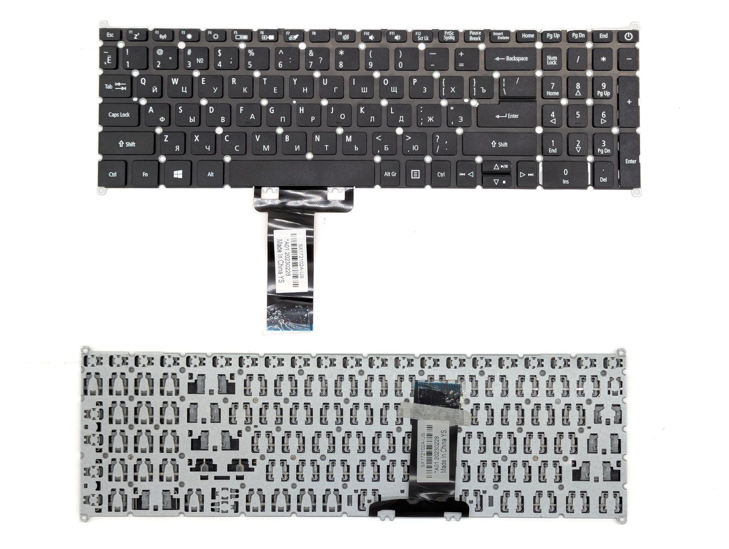 Клавиатура для ноутбука Acer Aspire A715-75/ N17C2/ A715-74G/ A715-42G ...