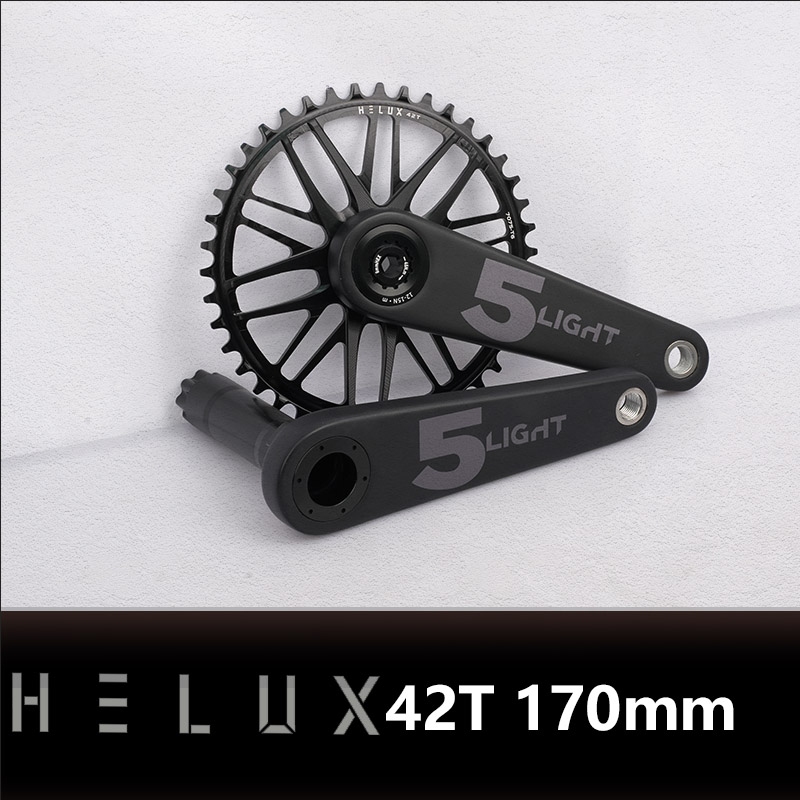 HELUX 5-LIGHT Углерод сверхлегкий DUB Коленчатый вал для шоссейного ...