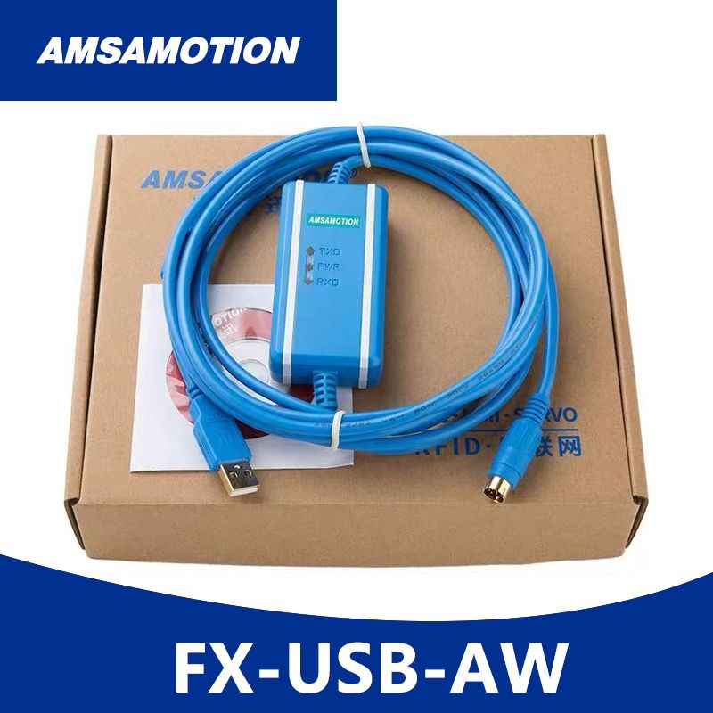 Кабель для программирования FX-USB-AW подходит для ПЛК Mitsubishi серии ...