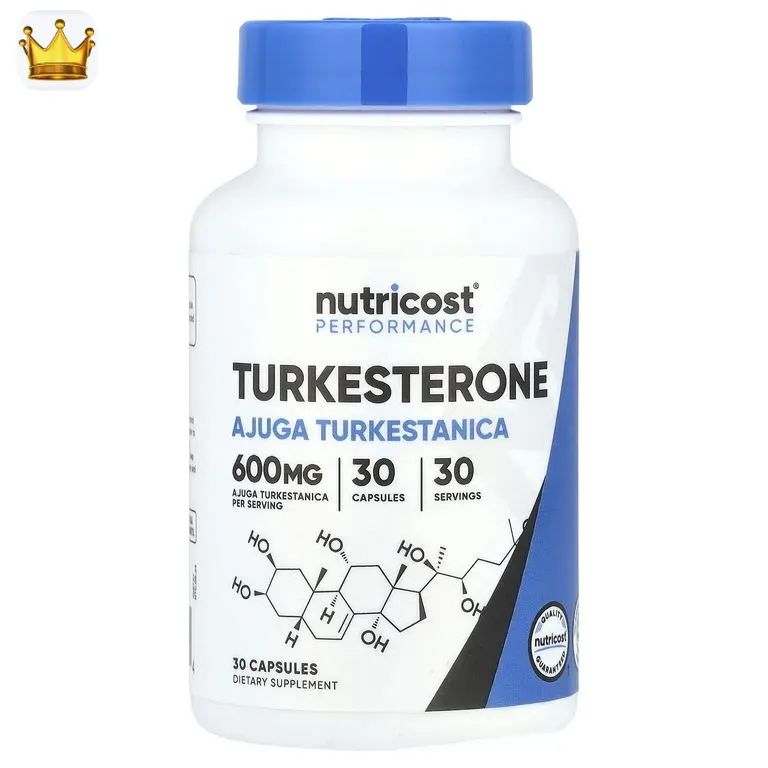 Nutricost Turkesterone, туркестерон, 600 мг, 30 капсул из США, доставка почтой купить на OZON по ...