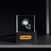 Голографические настольные часы GeekMagic Mini WiFi Crystal Cube ...