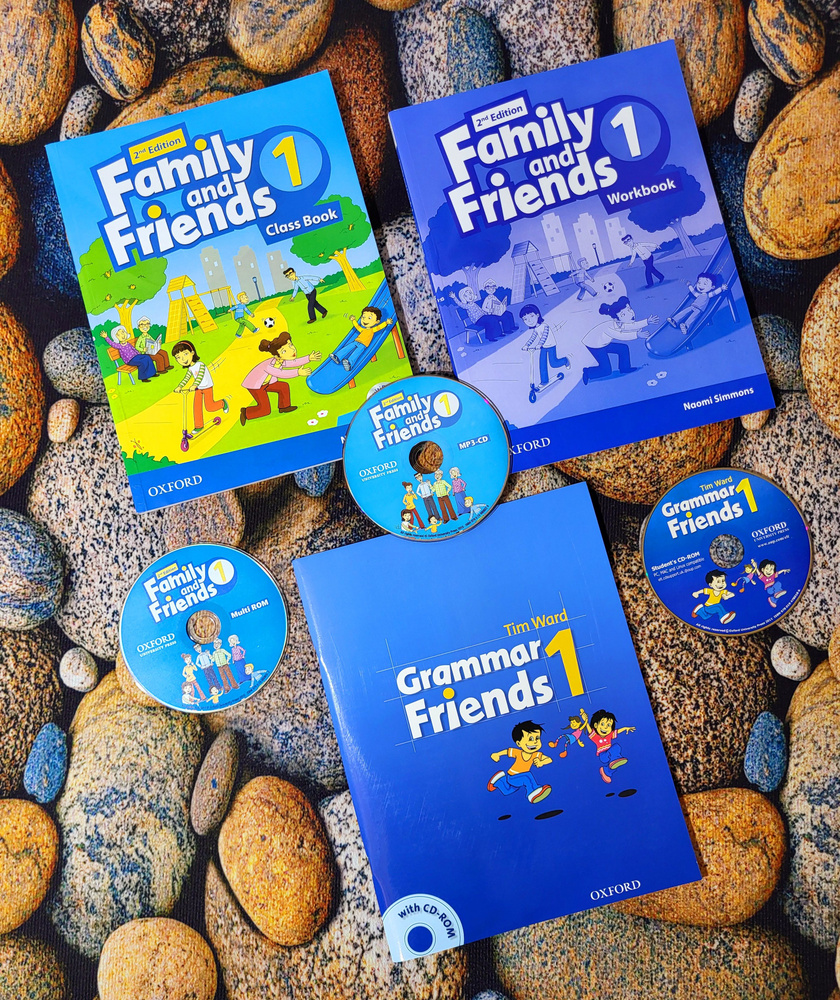 Family and Friends 1 + Grammar Friends 1, Class Book Work Book ...