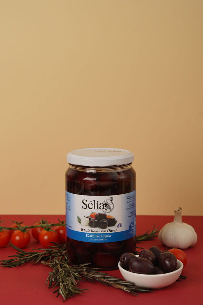 Оливки Каламата SELIA крупные 720г с косточкой - купить с доставкой по ...