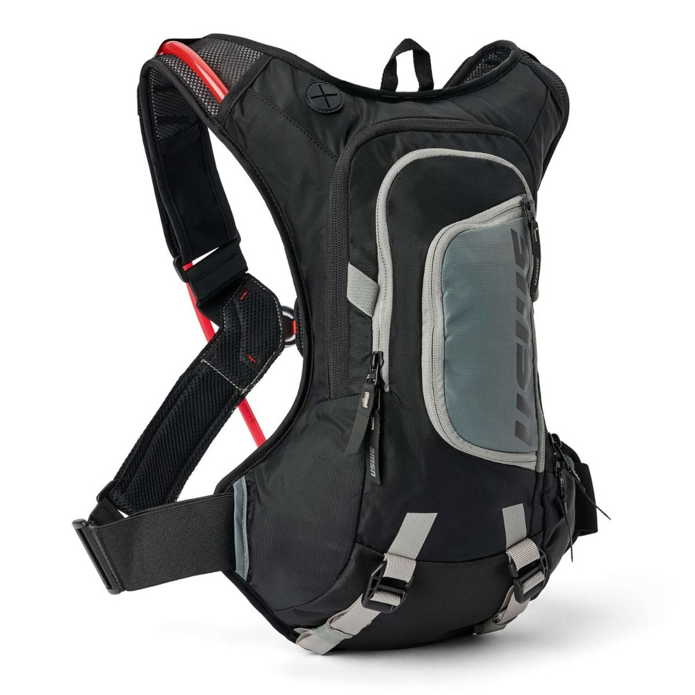 Рюкзак-гидропак USWE RAW 8L Hydration Pack (3L), Carbon Black, Race Fit ...