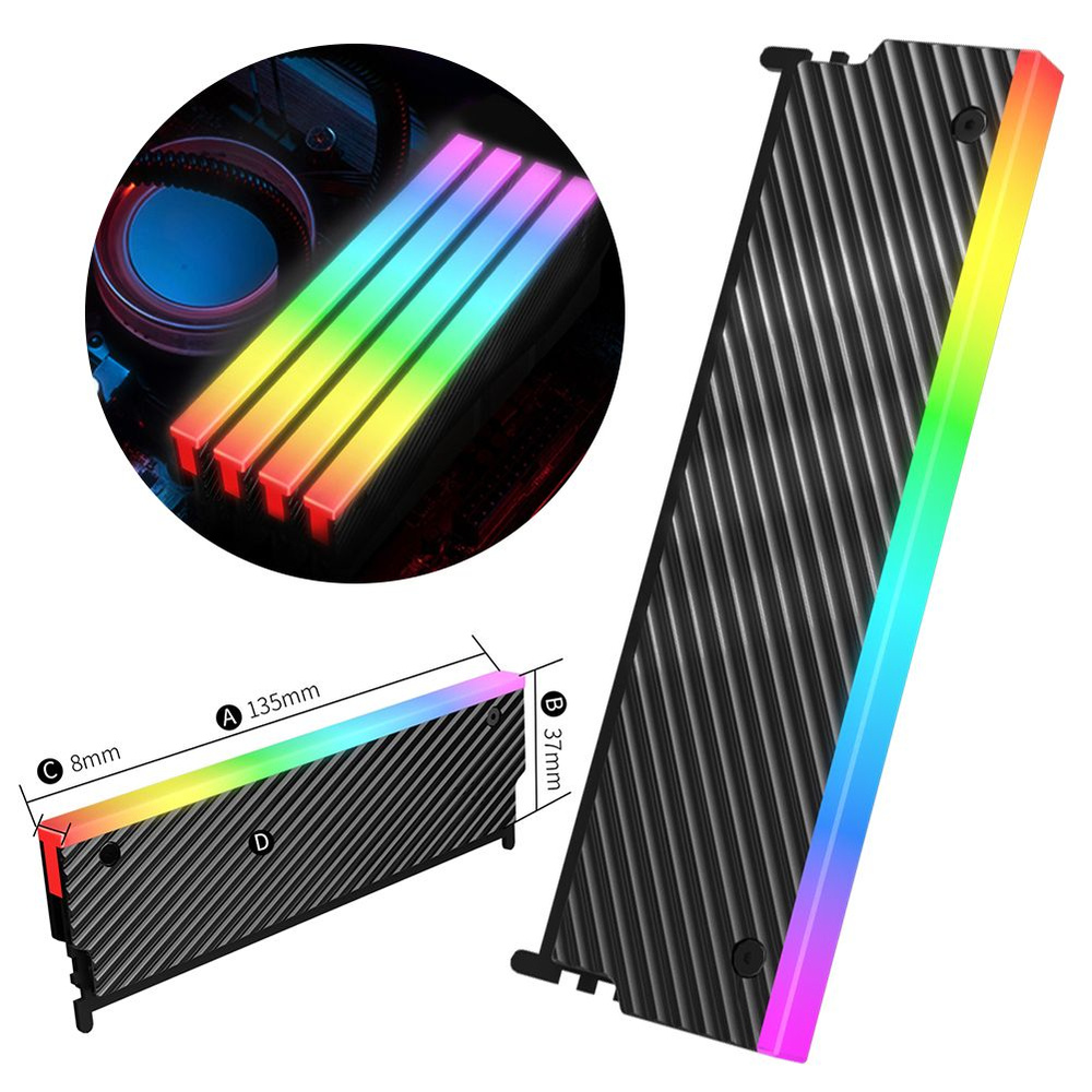 Радиатор оперативной памяти 5v 3pin Argb для Ddr2 Ddr3 Ddr4 Ddr5