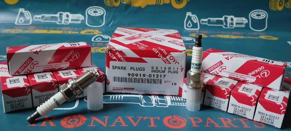 Комплект свечей зажигания Toyota 9091901217 - купить по выгодным ценам ...
