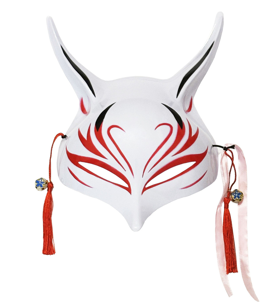 Маска карнавальная кот ёкай Некомата/ Кицунэ (DU) - купить по доступным ...