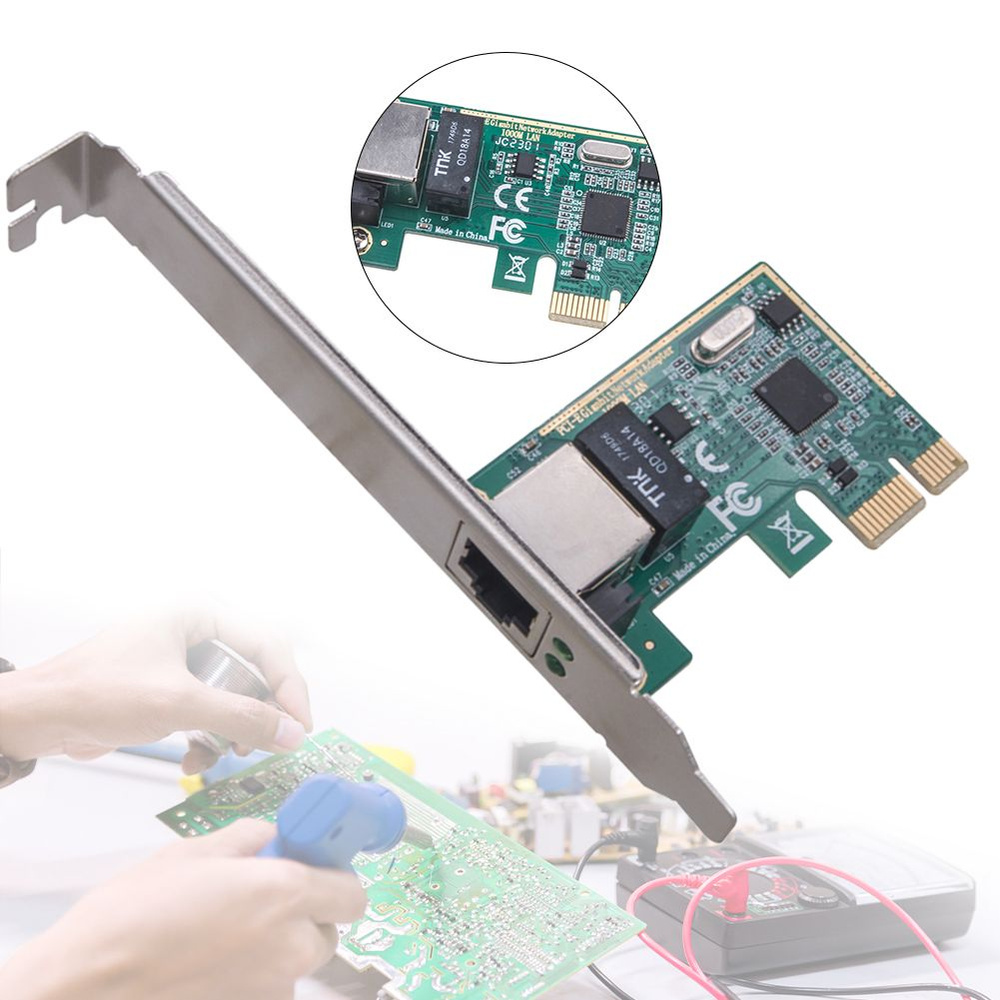 Сетевая карта Сетевая карта PCI Express Ethernet 1000 Мбит/с, сетевой ...