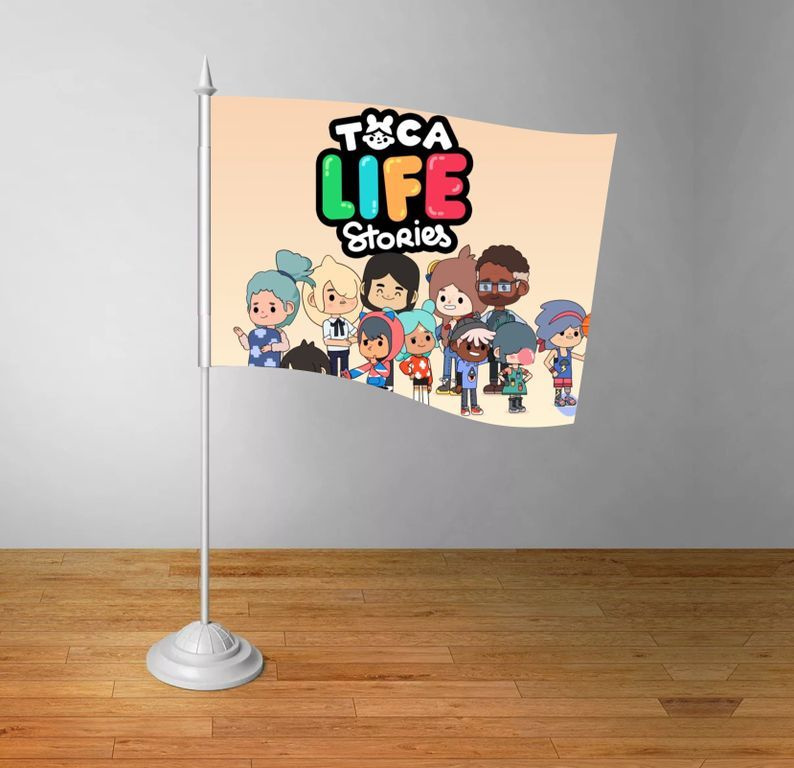 Флажок Тока Бока, Toca Boka №3 - купить Флаг по выгодной цене в ...