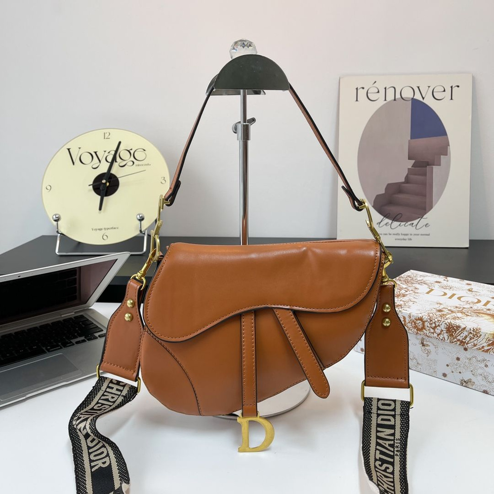 Dior Сумка на плечо седло - купить с доставкой по выгодным ценам в ...