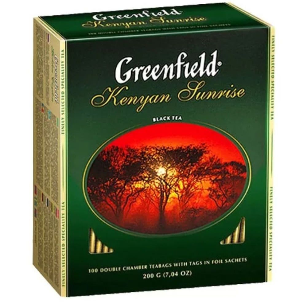 Чай Гринфилд кения санрайз (Greenfield Kenyan Sunrise) в пакетиках с ...