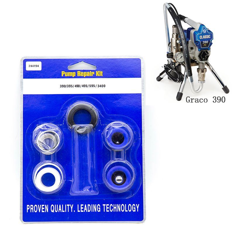 Graco 244194 Replacement Pump Repair Kit, включающий все уплотнения ...