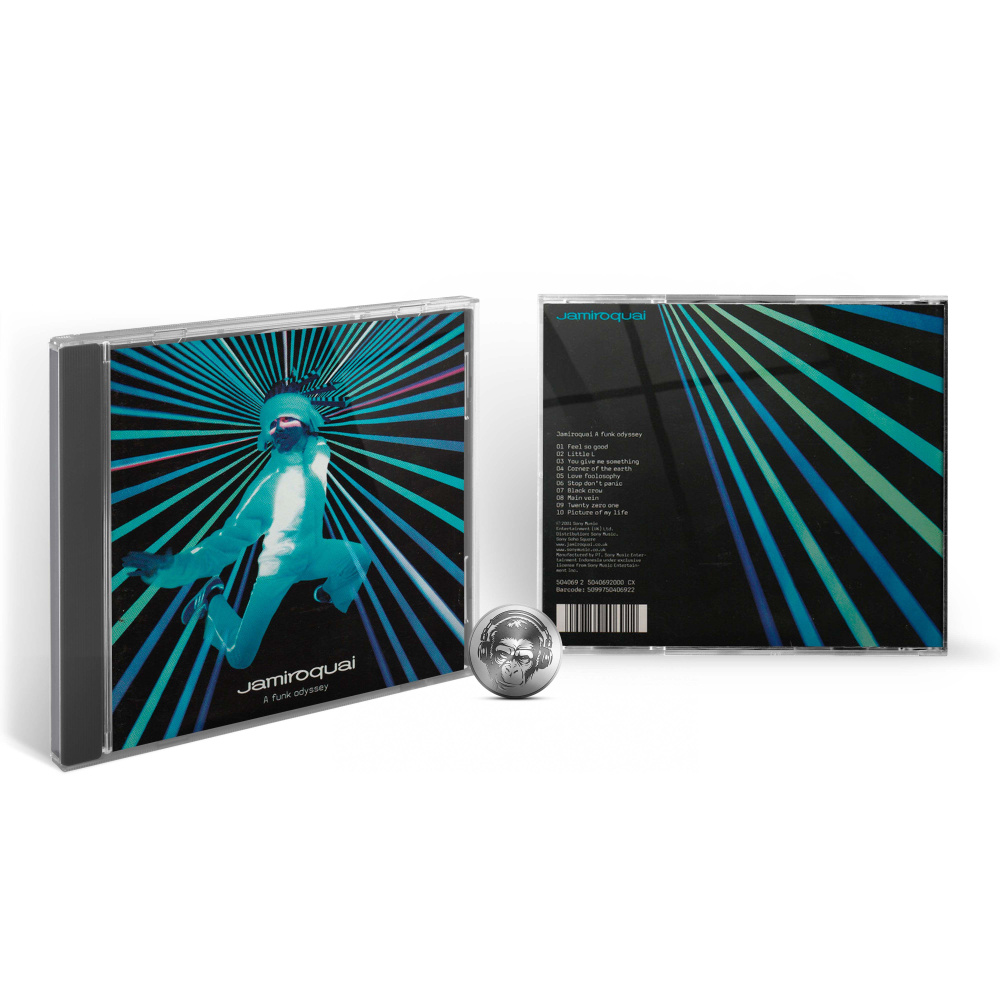 CD Jamiroquai - A Funk Odyssey (1CD) 2001 Sony Jewel Музыкальный диск ...