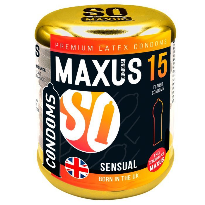 Презервативы анатомической формы Maxus Sensual - 15 шт. - купить с доставкой по выгодным ценам в ...