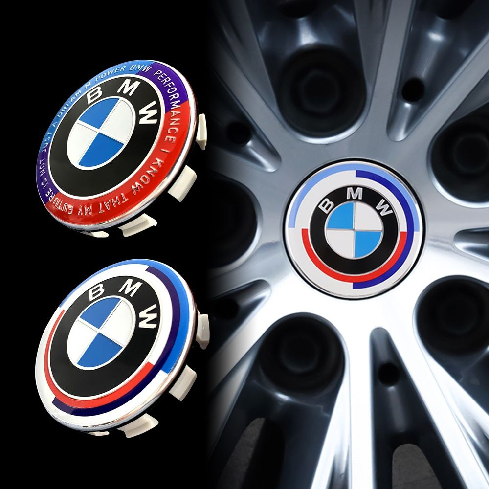 Колпачки и заглушки для легкосплавных колес BMW 50th Anniversary Label ...
