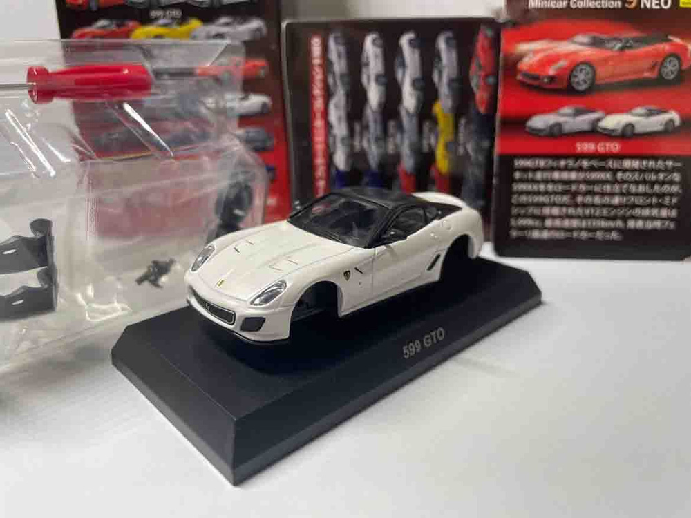 Машинка Kyosho 1:64 Ferrari 599 GTO Competizione alloy trolley model ...