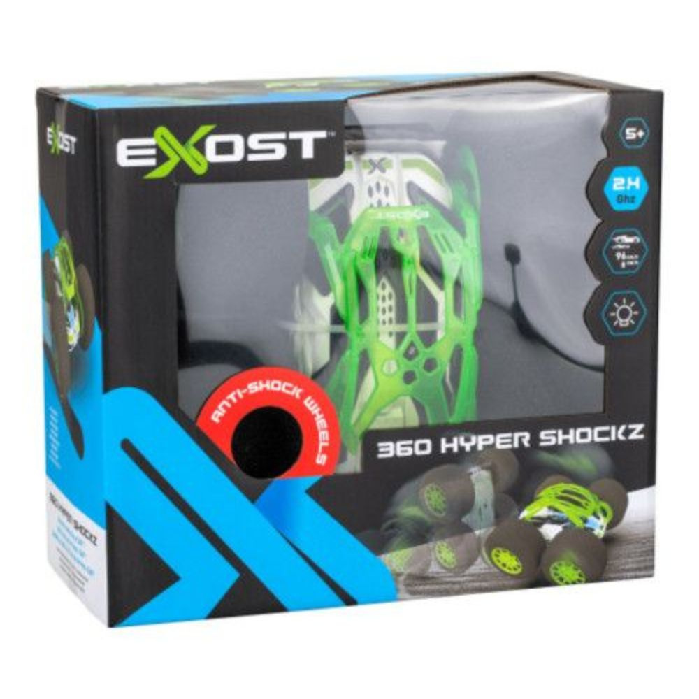 Silverlit Машина Hyper shockz 360, зеленая, 1:14, в комплекте: пульт управления, инструкция ...