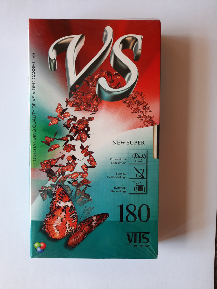 Видеокассета для записи формата VHS VS E-180 NEW SUPER - купить с доставкой по выгодным ценам в ...