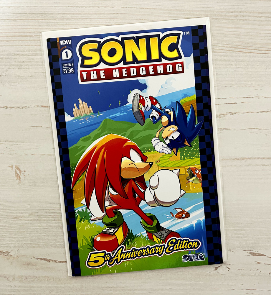 Sonic The Hedgehog #1 5th Anniversary Edition - купить с доставкой по выгодным ценам в интернет ...