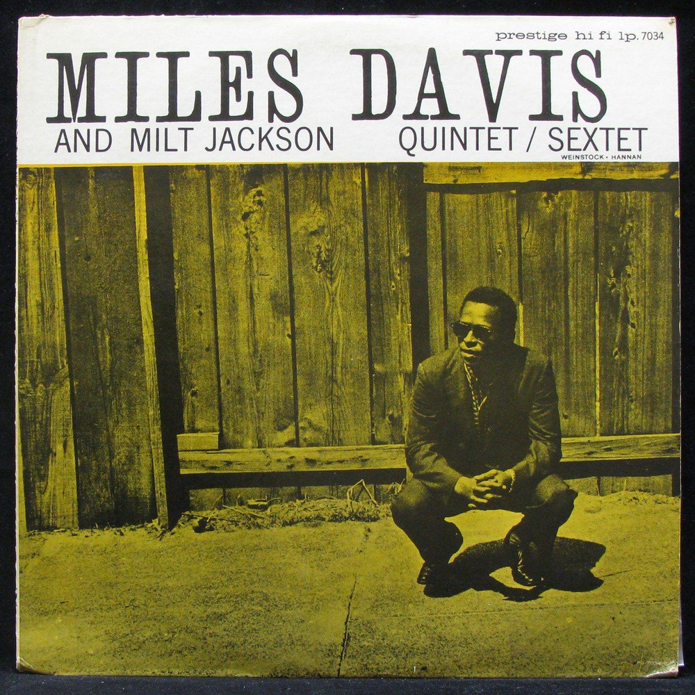 LP Miles Davis - Milt Jackson - Quintet - Sextet (mono) (винил) (341485 ...