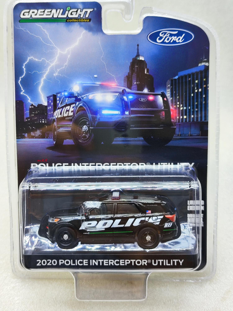 Машинка Greenlight Collectibles 2020 FORD Police interceptor utility ...