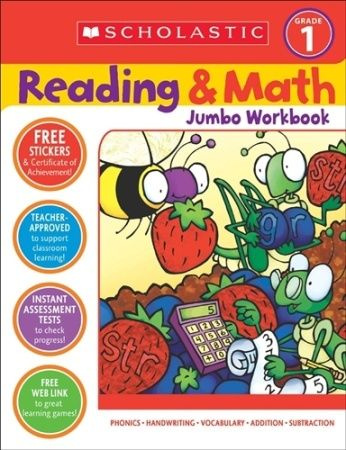 Scholastic Reading and Math Jumbo Workbook, grade 1 - купить с доставкой по выгодным ценам в ...