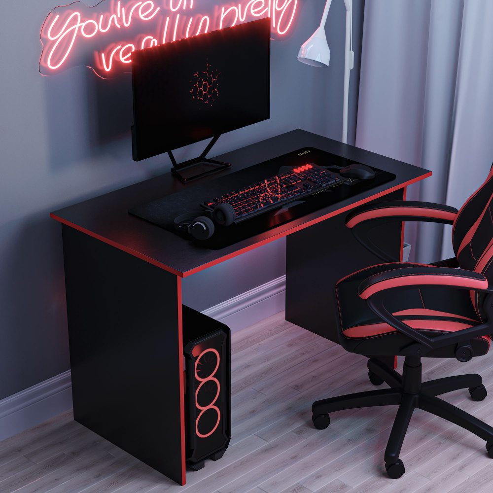 Игровой компьютерный стол ИМПЕРИЯ-Мебель 5023, 110х60х75 см купить c ...