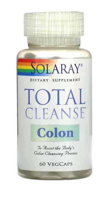Total Cleanse Colon, добавка для очищения кишечника , 60 растительных ...