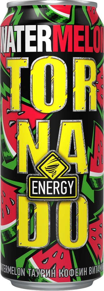 Энергетический напиток Tornado Energy Арбуз, 450 мл - купить с ...
