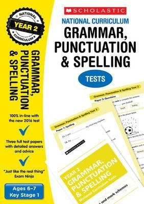 National Curriculum Grammar, Punctuation and Spelling Test - Year 2 ...
