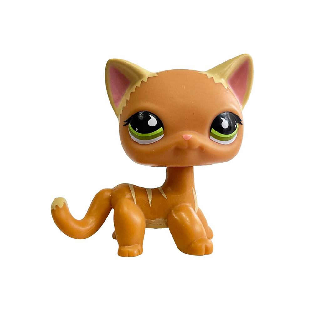 Littlest Pet Shop кошка #525 У желтого котенка пара зеленых глаз и ...