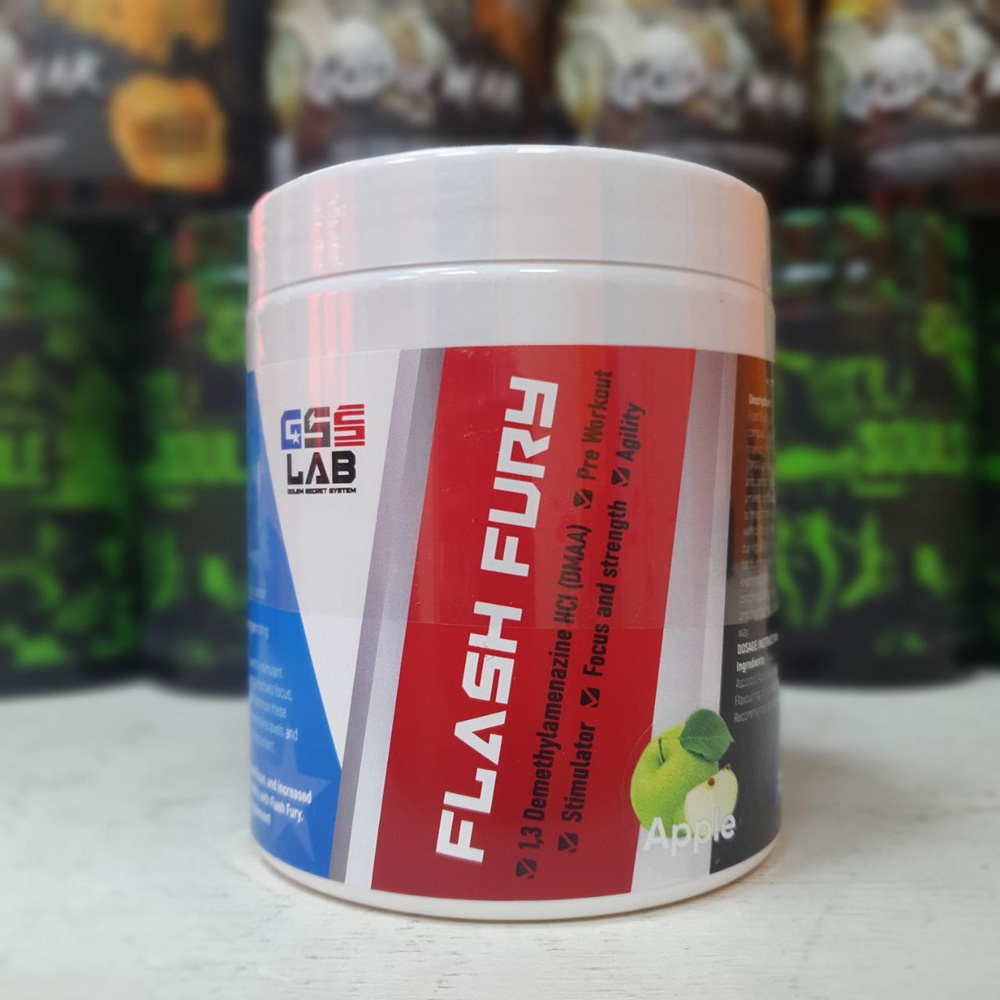 Предтренировочный комплекс GSS Lab FLASH FURY 250g - купить с доставкой ...