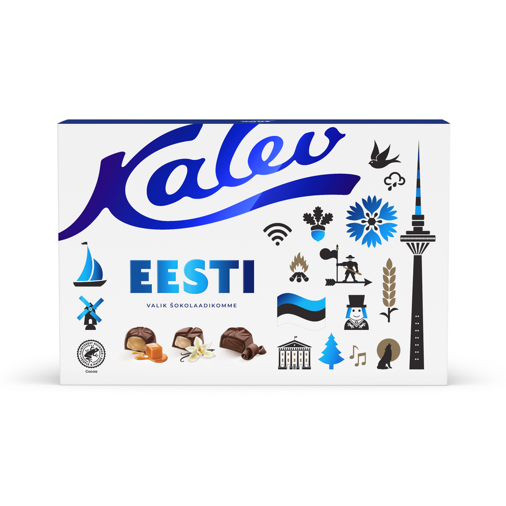 Kalev Eesti набор шоколадных конфет 186г - купить с доставкой по ...