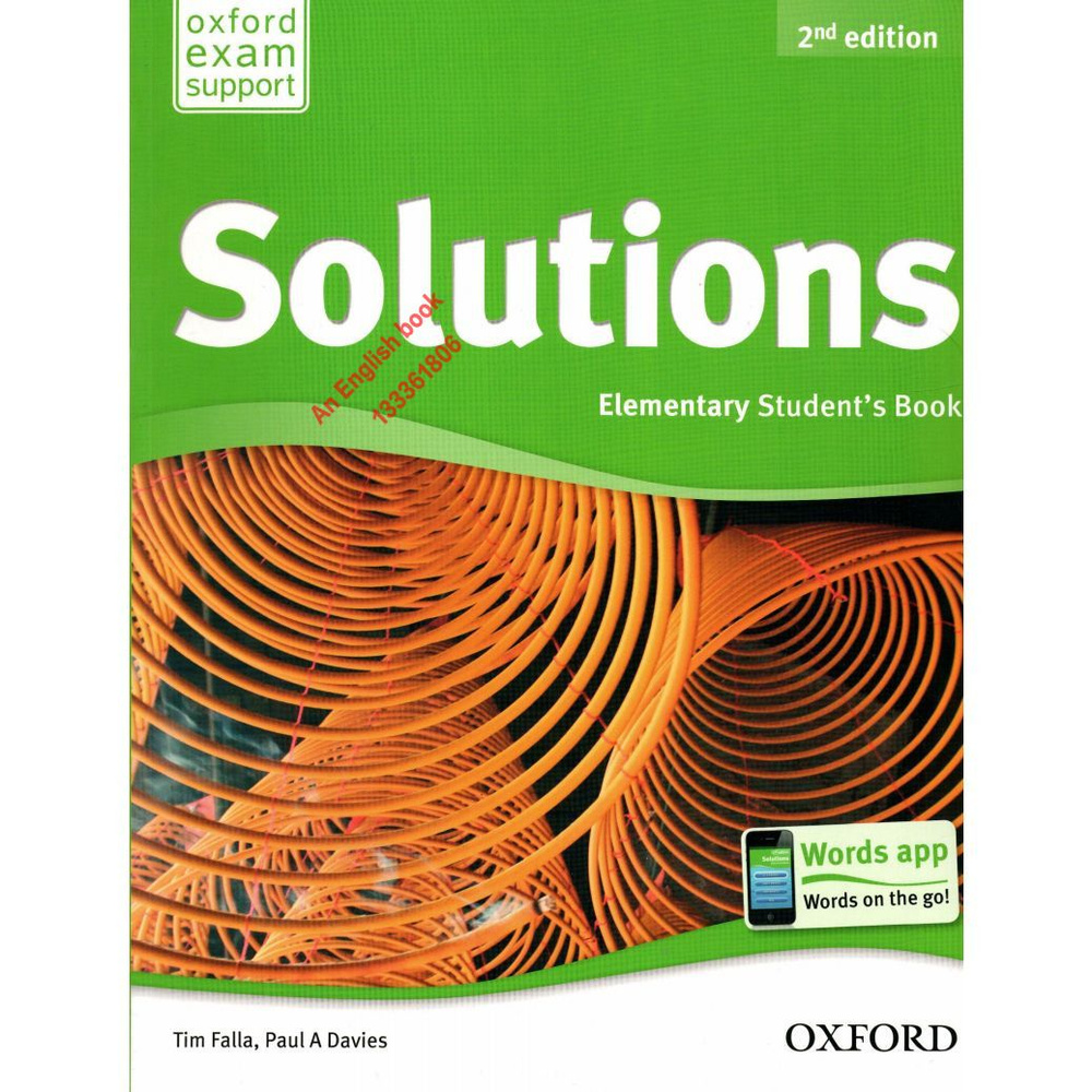 Solutions elementary Student Book+workbook - купить с доставкой по ...