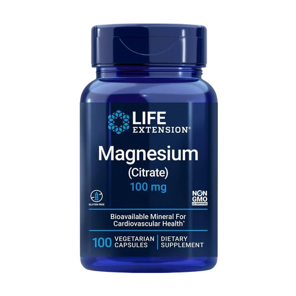 Life Extension Magnesium Citrate 100мг 100 капсул - купить с доставкой ...