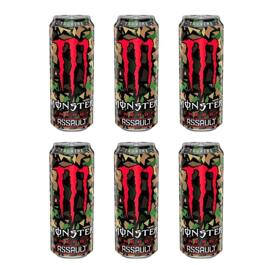 Энергетический напиток Monster Energy Assault, 500 мл х 6 шт купить на ...